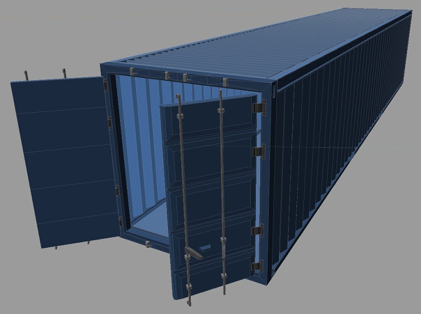 3d Model Shipping Container