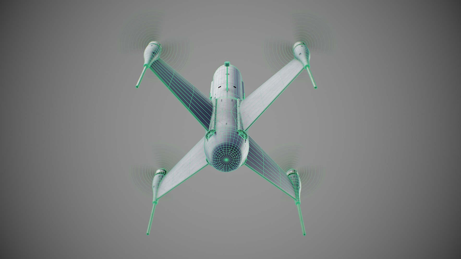 3D Model Ukrainian Interceptor Drone Bagnet Low-poly 3D Model ...