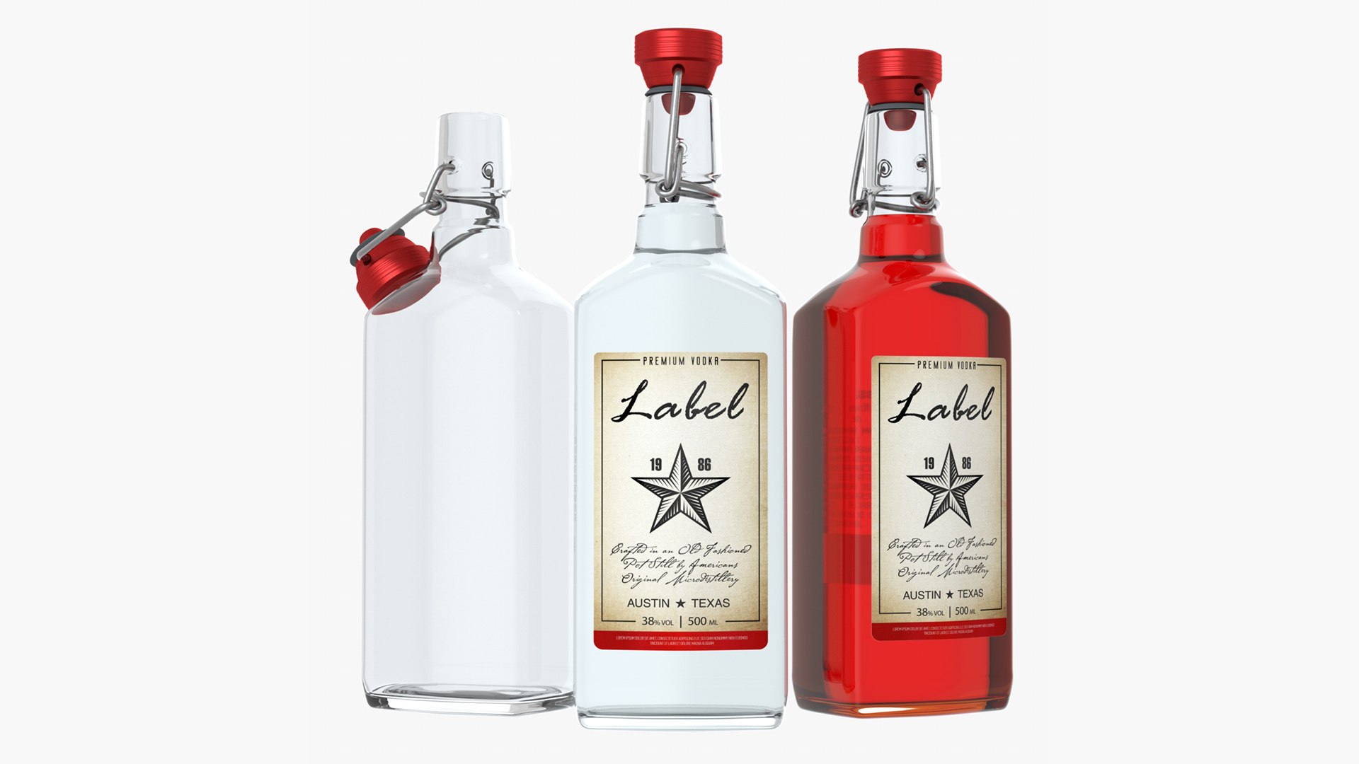 Bottle 50 Cl 3D - TurboSquid 1475713