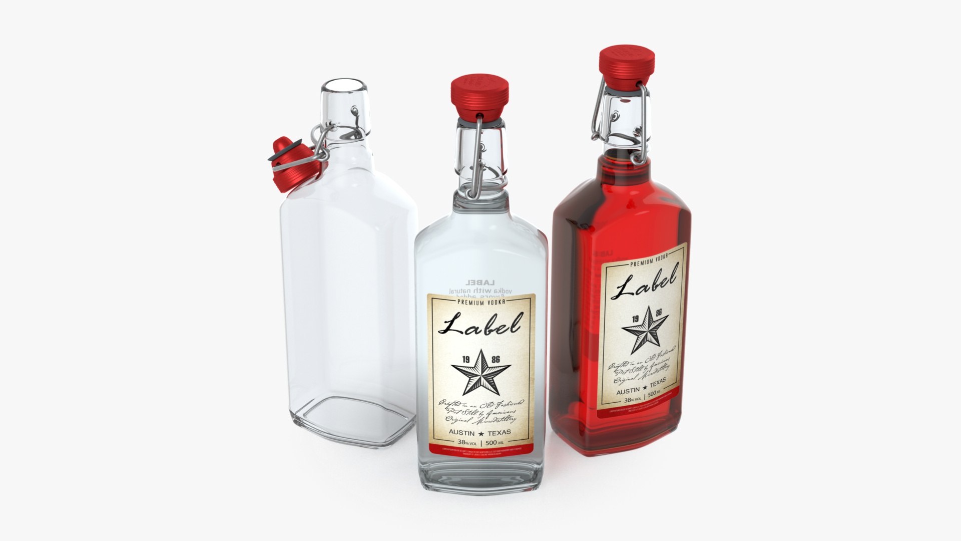 Bottle 50 Cl 3D - TurboSquid 1475713