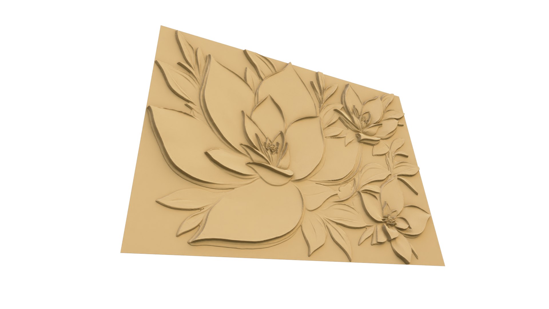 3D Modern Panel Wall Decor Set Wall Relief Mural CNC 119 - TurboSquid ...