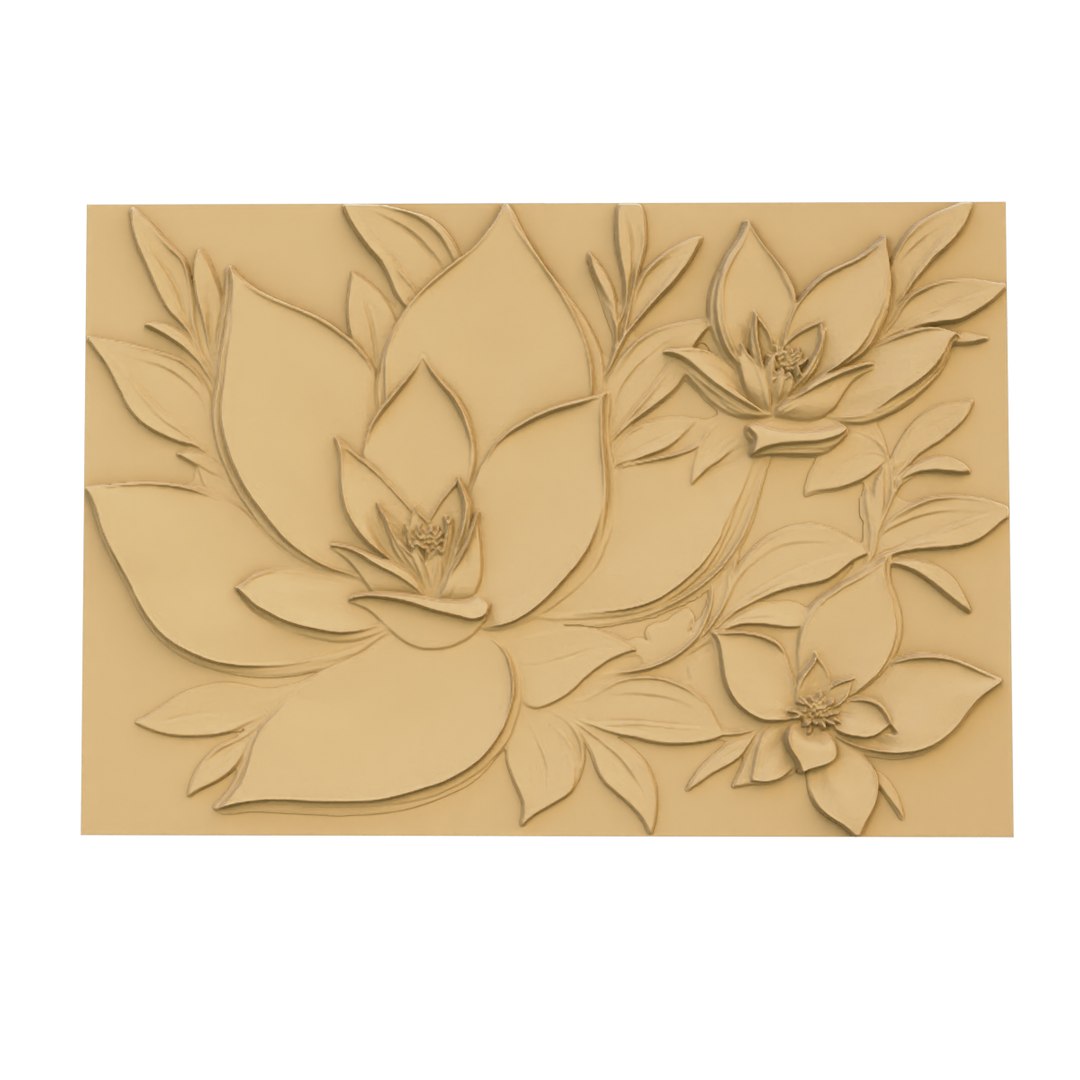 3D Modern Panel Wall Decor Set Wall Relief Mural CNC 119 - TurboSquid ...