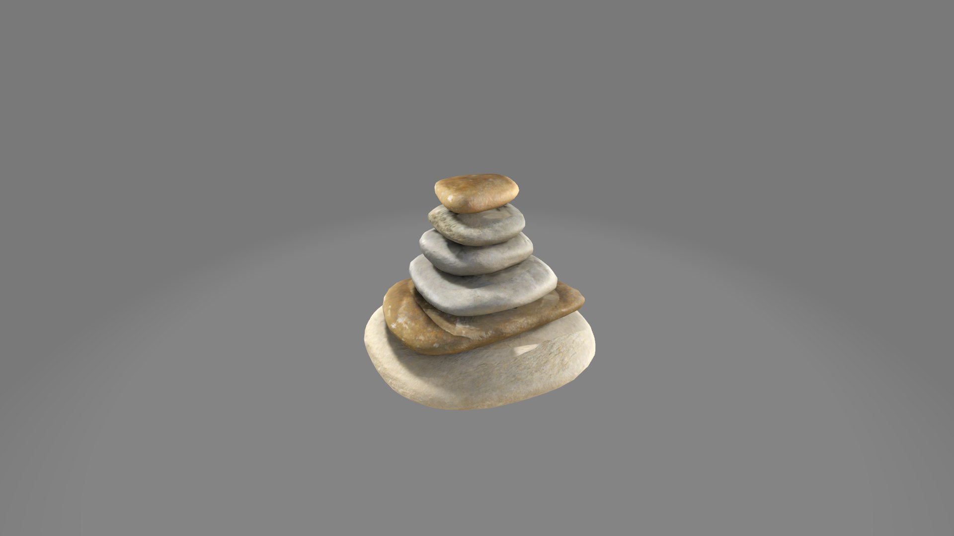 3D Model Stacked Stones - TurboSquid 2338736