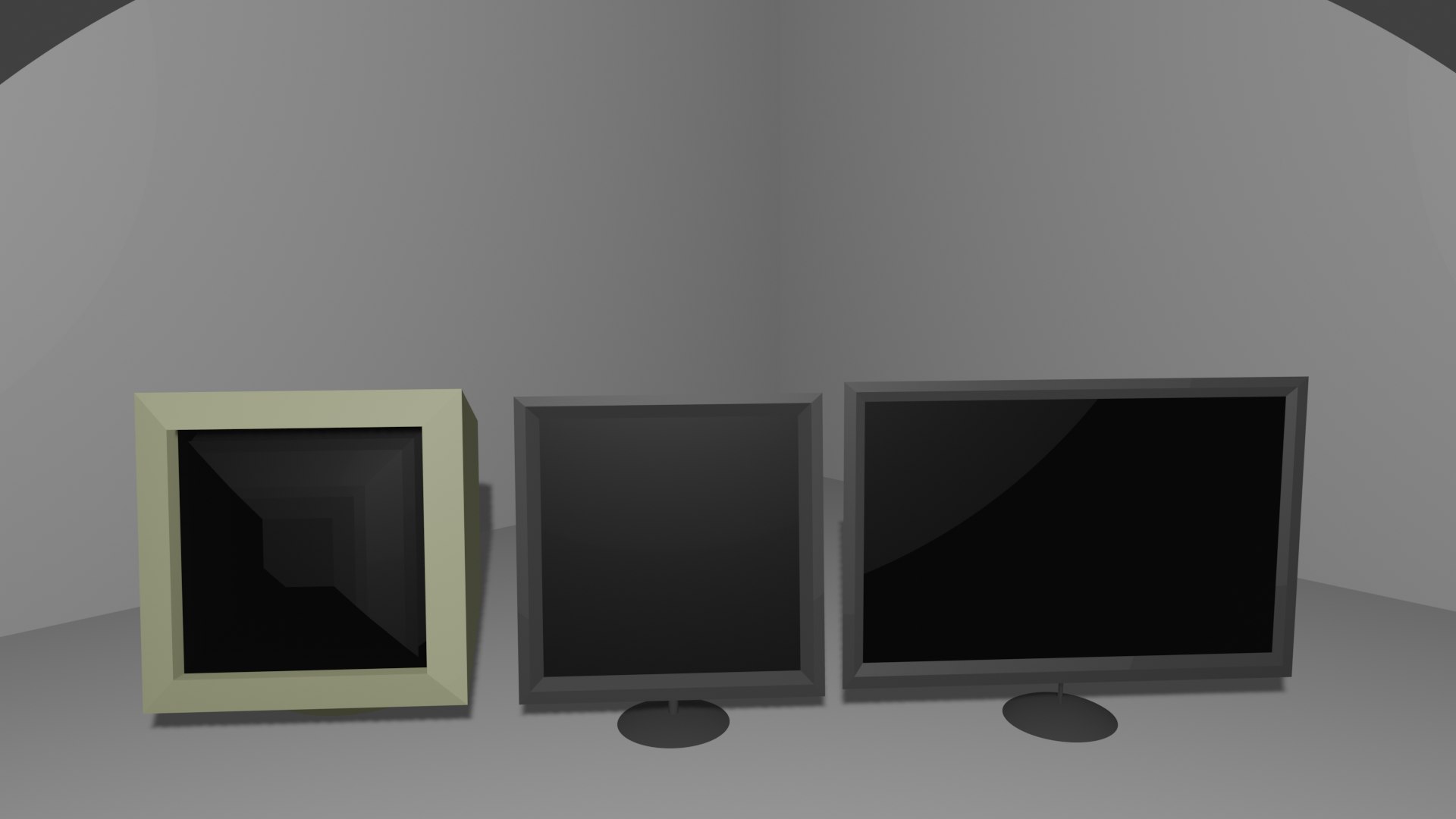 3D Low poly monitors model - TurboSquid 2108658