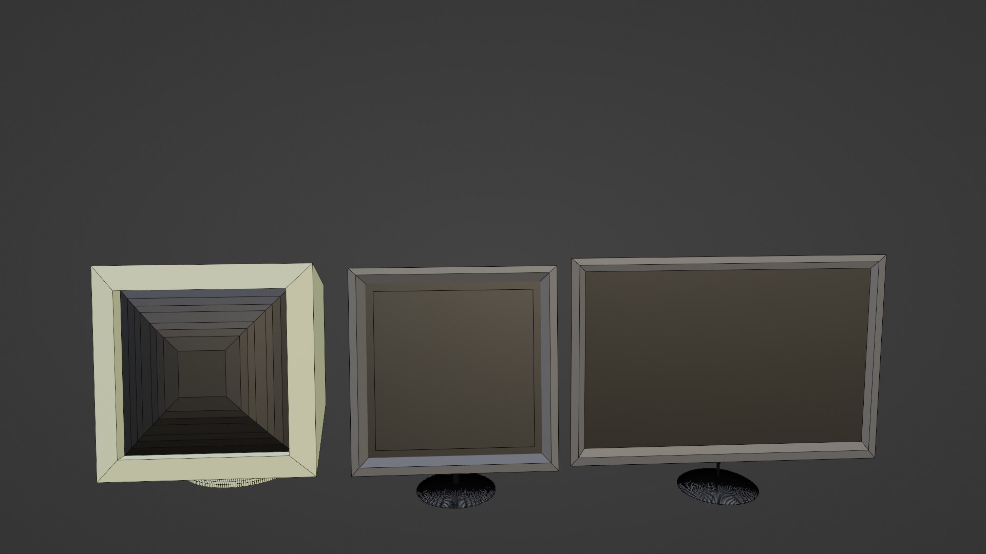 3D Low poly monitors model - TurboSquid 2108658