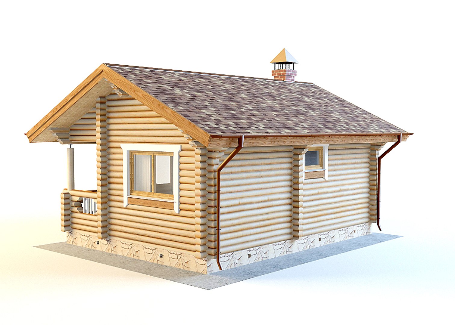 3d Model Log House