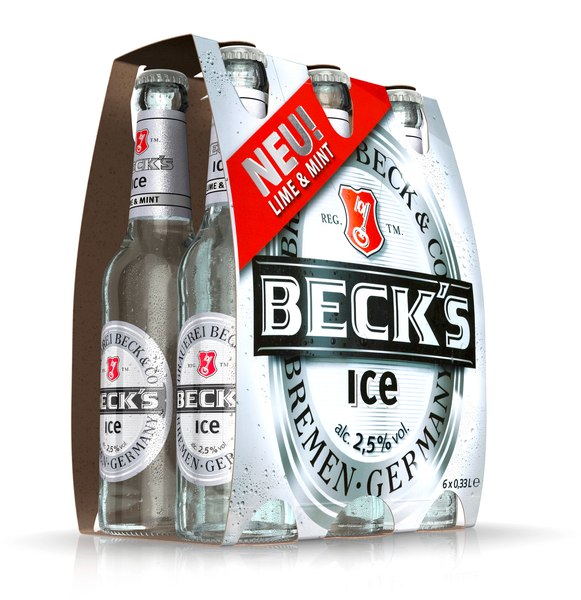 Becks Ice 6Pack Modelo 3D - TurboSquid 576277
