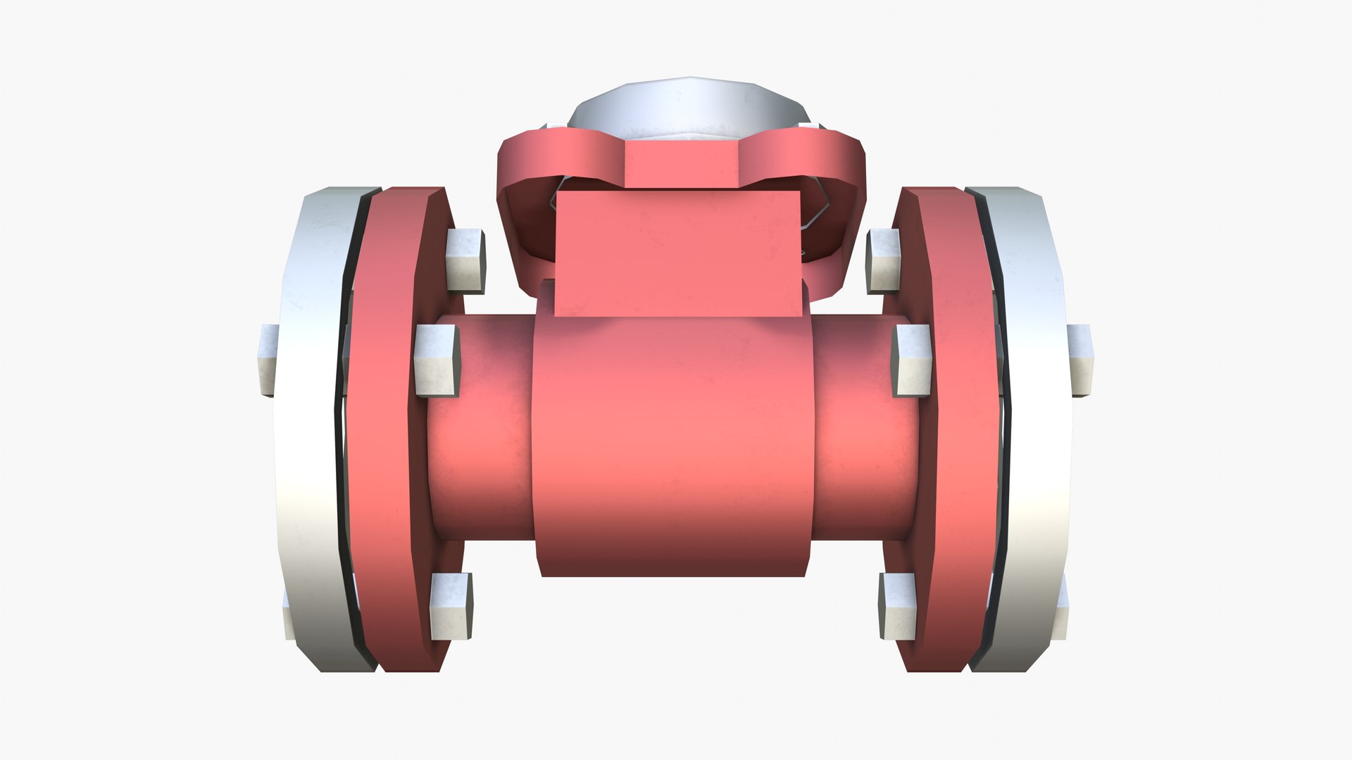 Water Control Meter - Pipeline Connection 3D Model - TurboSquid 2002541