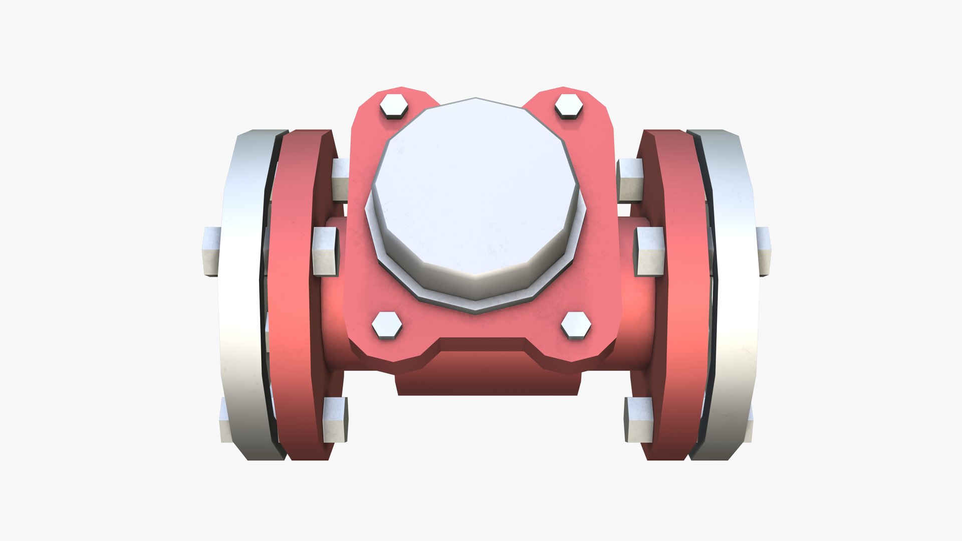 Water Control Meter Pipeline Connection 3d Model Turbosquid 2002541
