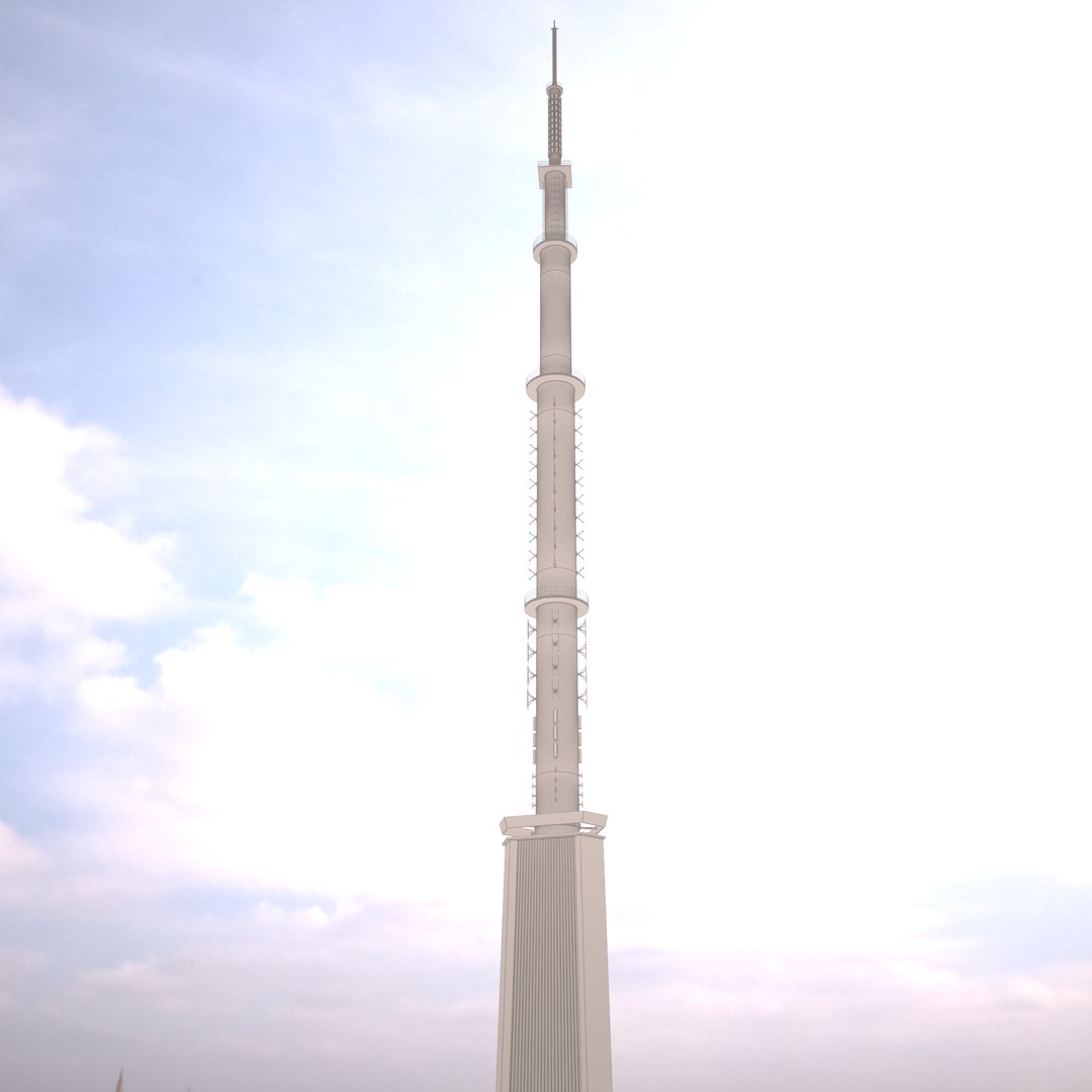 Riga Tv Tower Model - TurboSquid 1322501