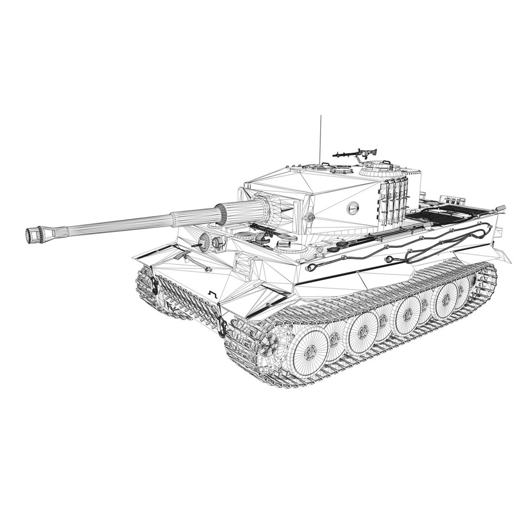 3d model sd - tiger production