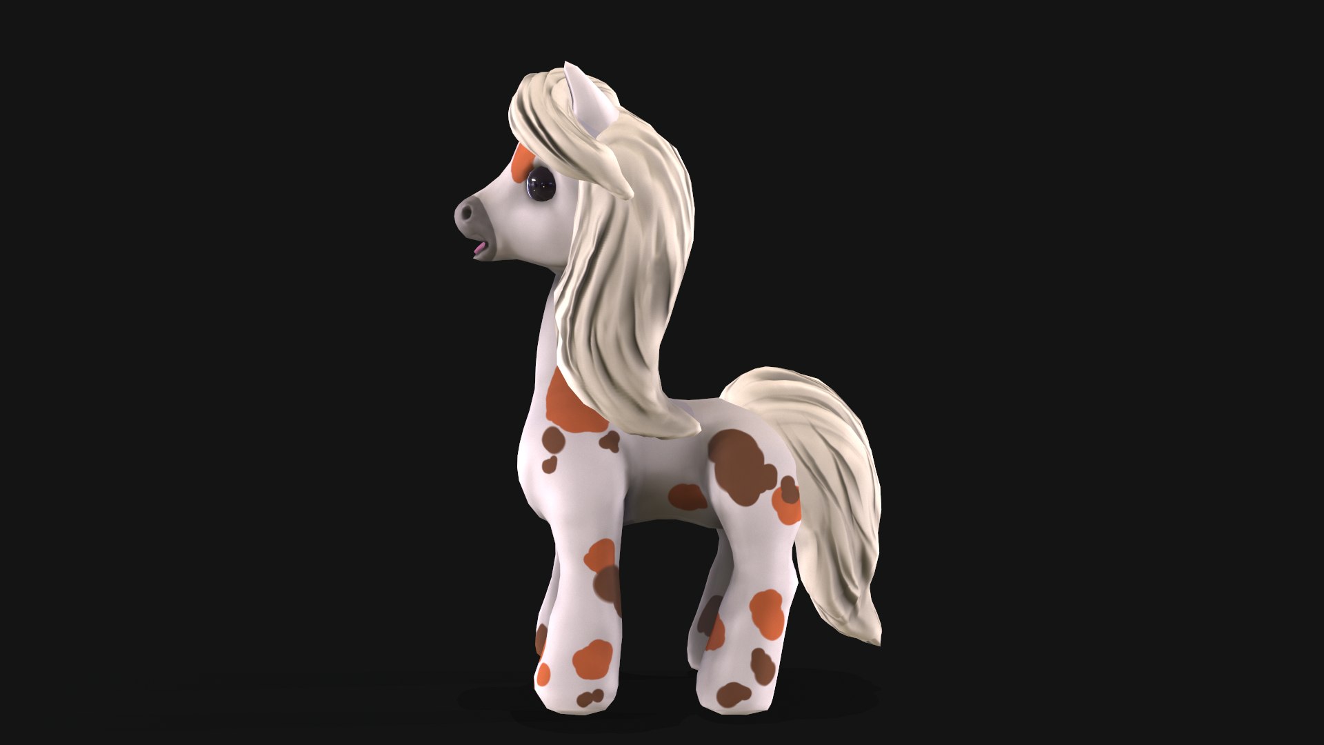 3D Model Pony With Animation - TurboSquid 1797210