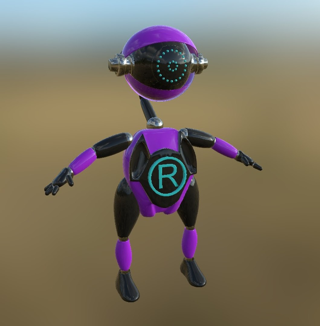 3D Robot Pbr - TurboSquid 1633085