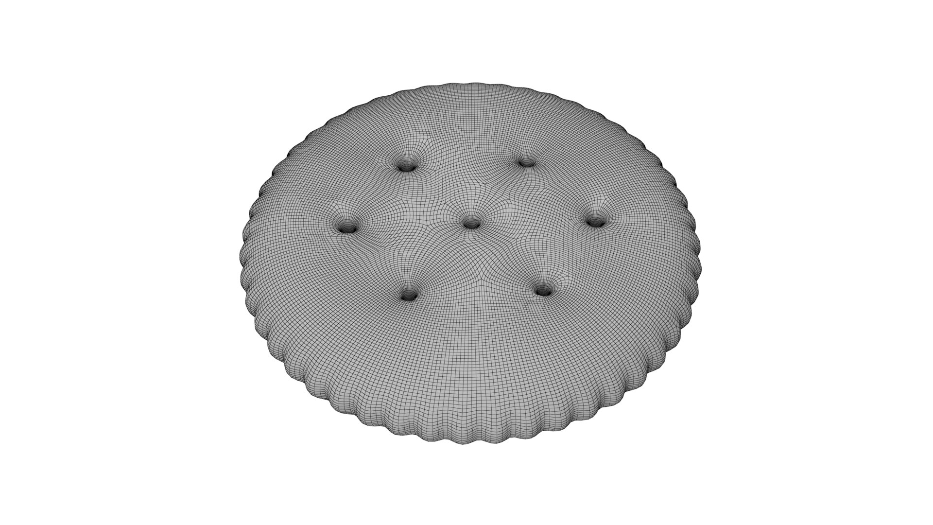 Round Cracker 3D - TurboSquid 1758227
