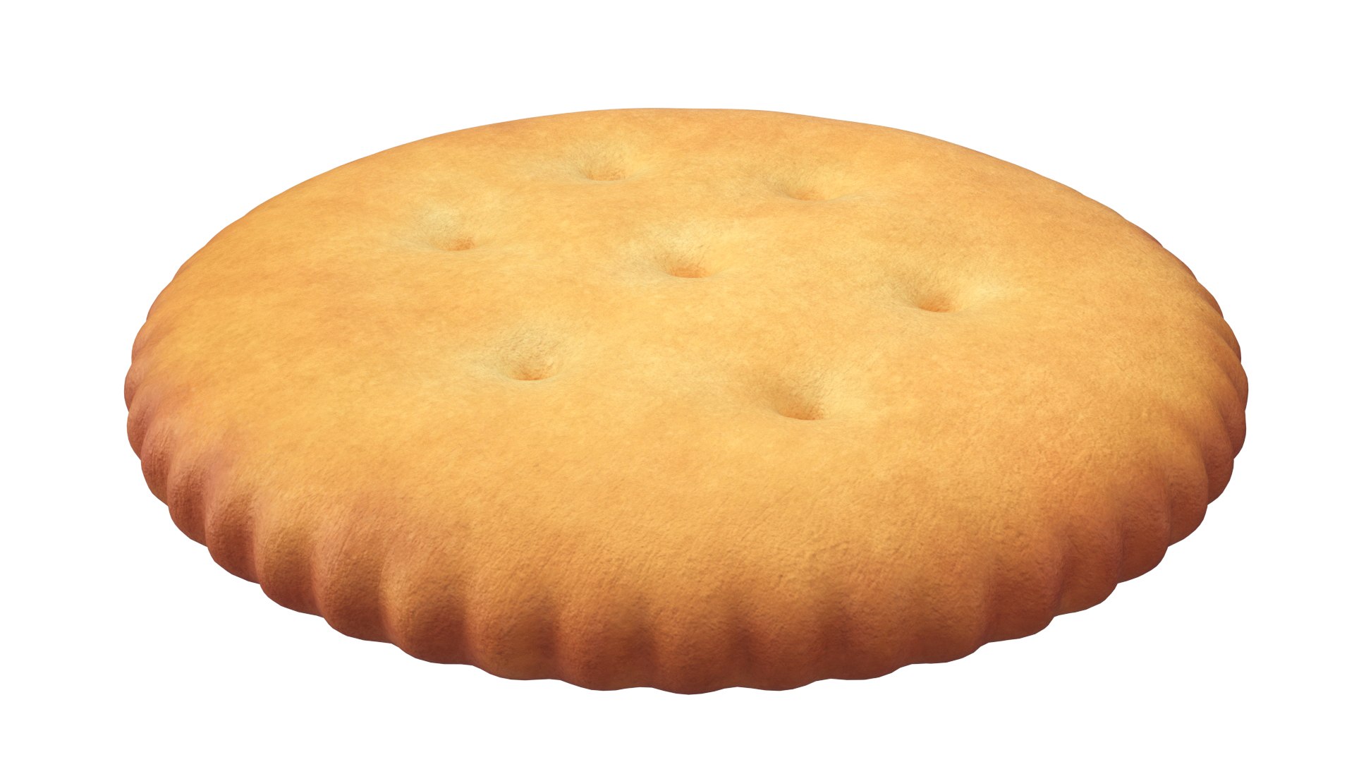 Round Cracker 3D - TurboSquid 1758227