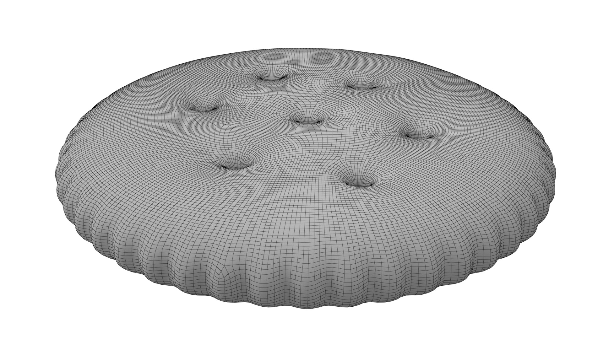 Round Cracker 3D - TurboSquid 1758227