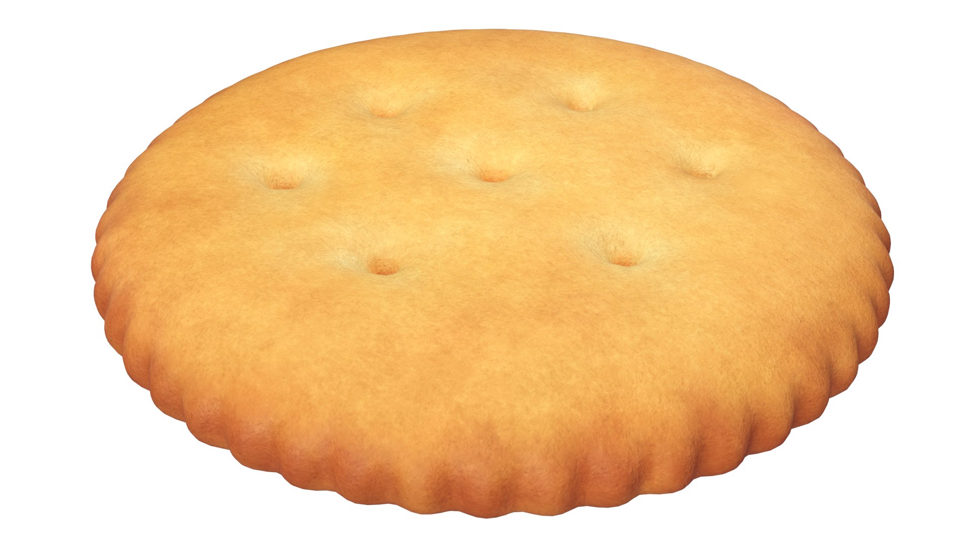 Round Cracker 3D - TurboSquid 1758227