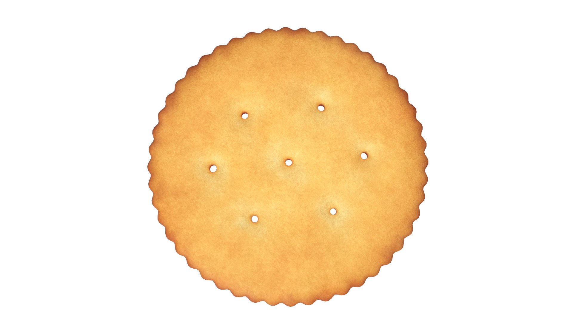 Round Cracker 3D - TurboSquid 1758227