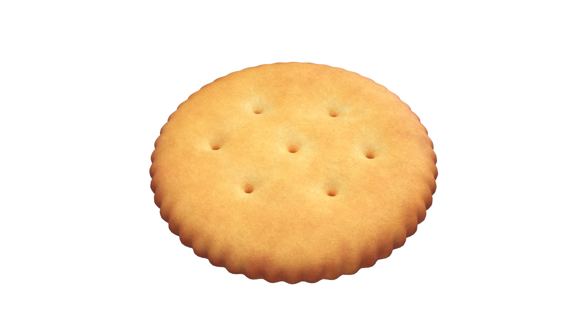 Round Cracker 3D - TurboSquid 1758227
