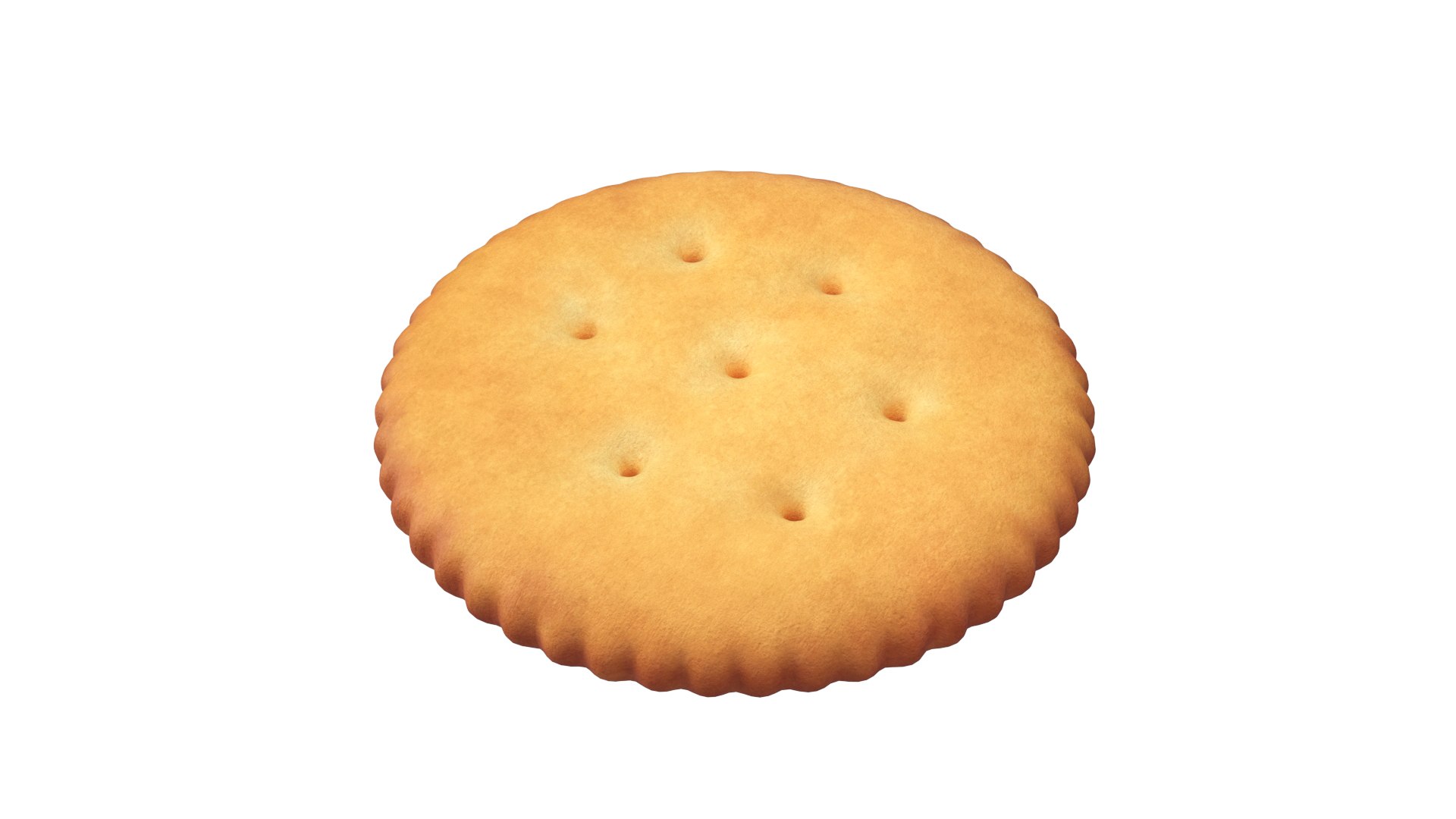 Round Cracker 3D - TurboSquid 1758227