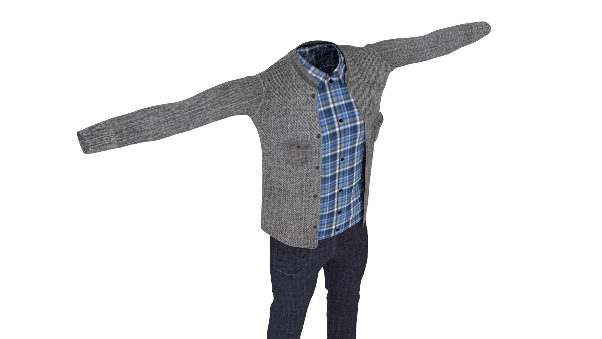 Man Clothing 3D Model - TurboSquid 2108703