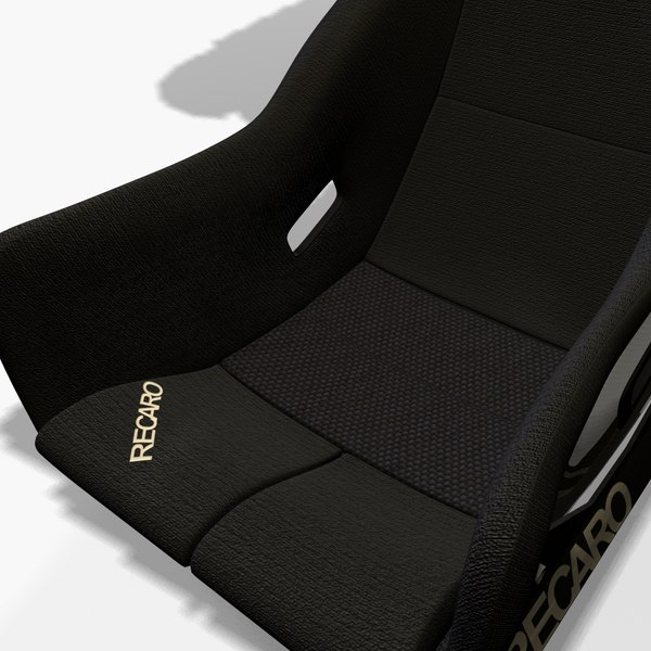 recaro pro racer racing seat 3d model