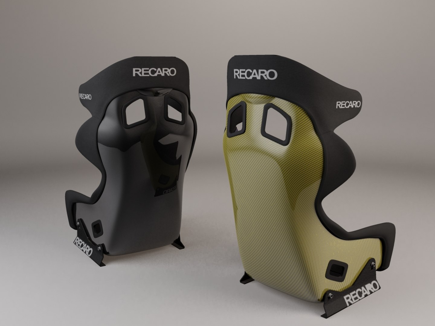 Recaro Pro Racer Racing Seat 3d Model