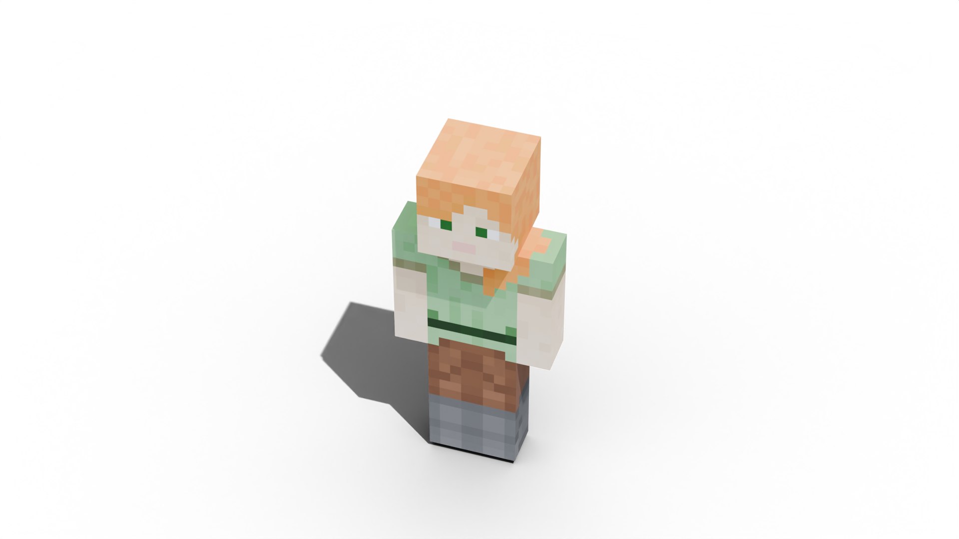 3D Model Alex - Minecraft - TurboSquid 2493507