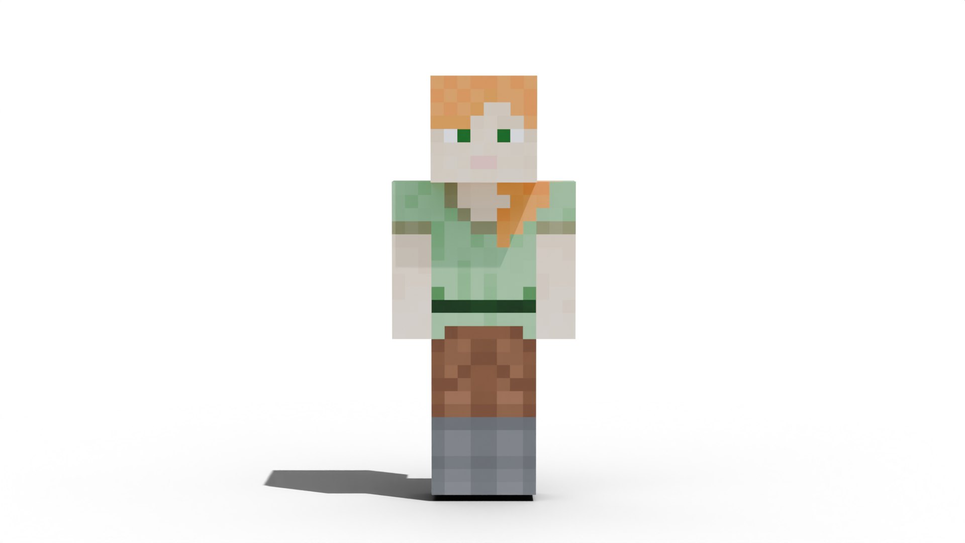 3D Model Alex - Minecraft - TurboSquid 2493507
