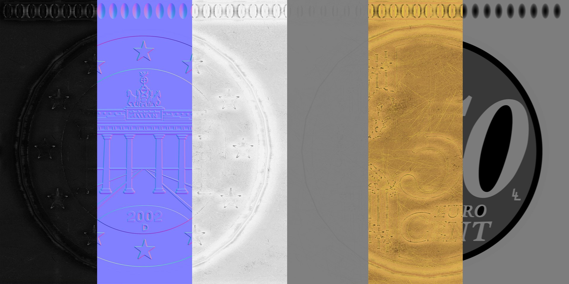 3D blender coins euro model - TurboSquid 1359753