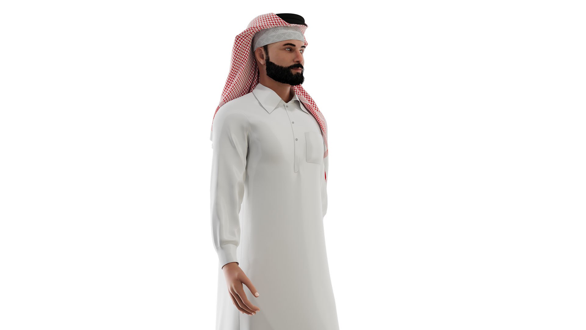 Arab Man 3D Model - TurboSquid 2129642