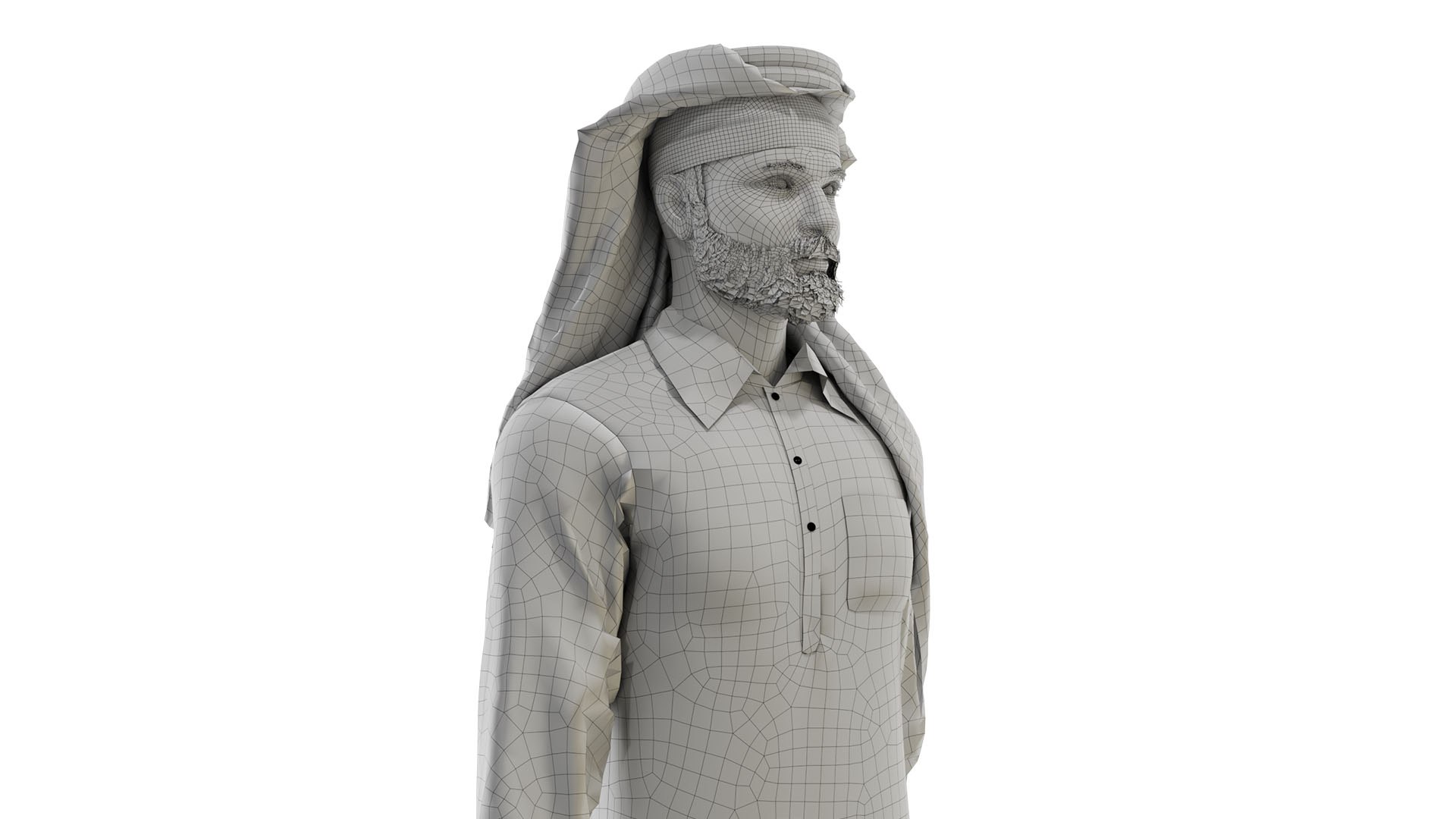 Arab Man 3D Model - TurboSquid 2129642