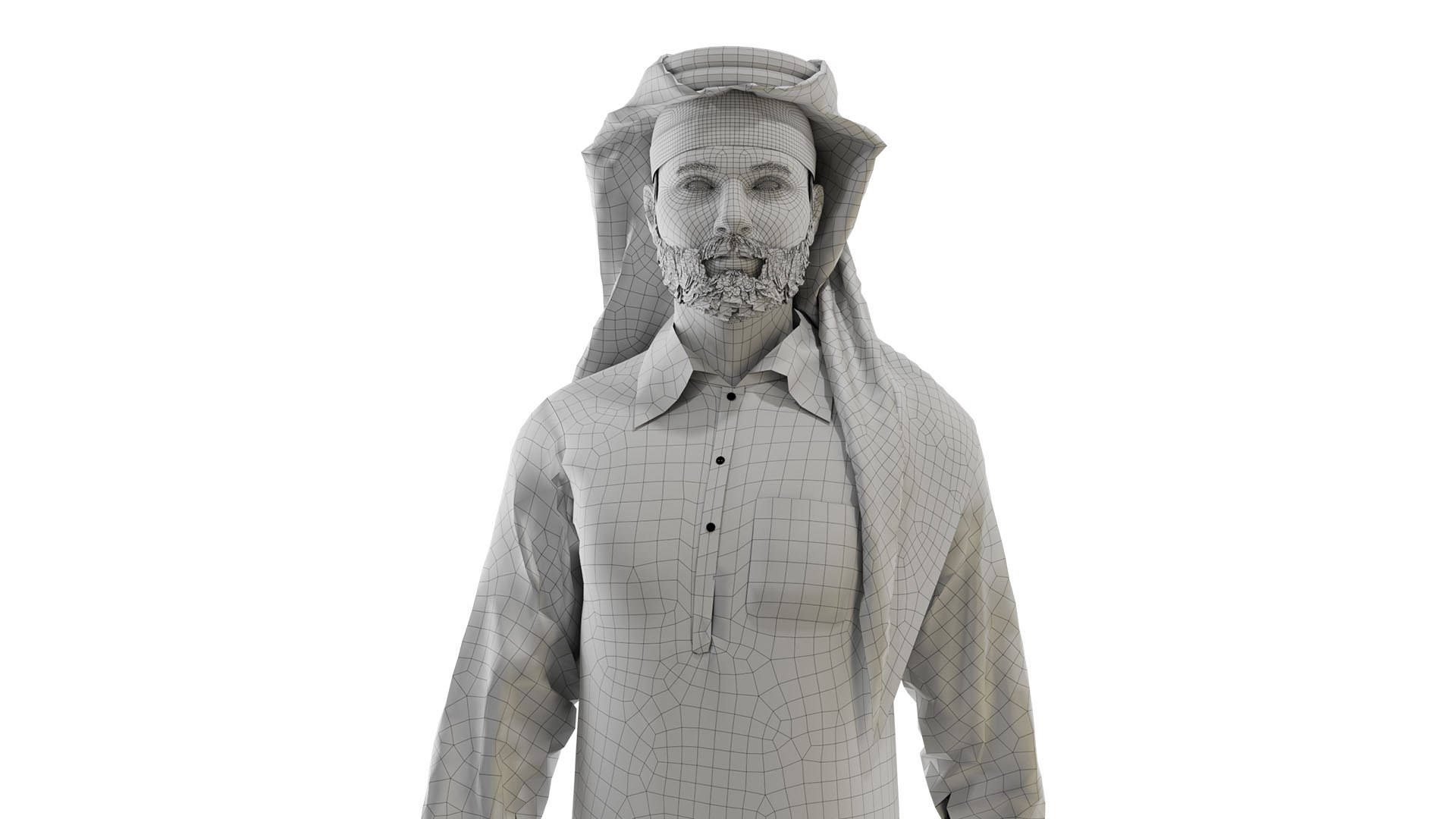 Arab Man 3D Model - TurboSquid 2129642