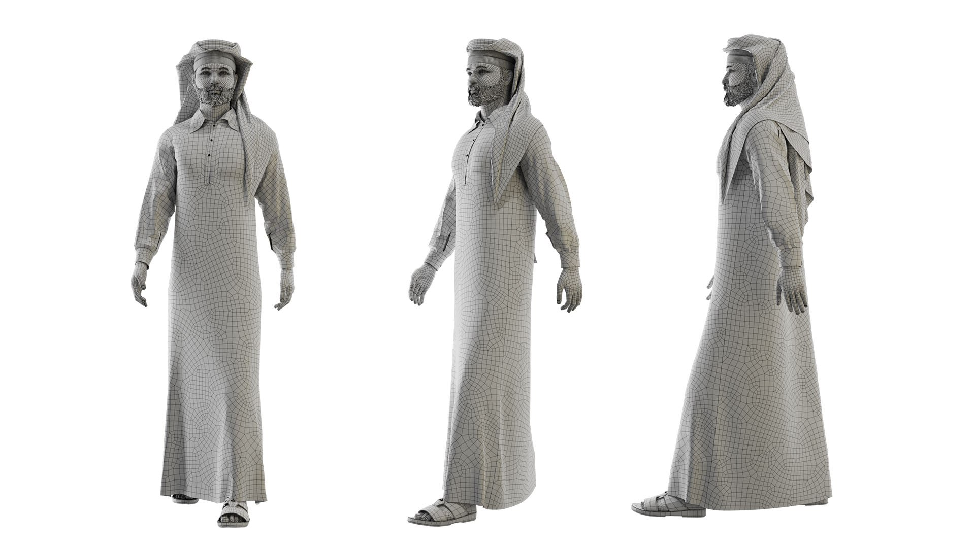 Arab Man 3D Model - TurboSquid 2129642