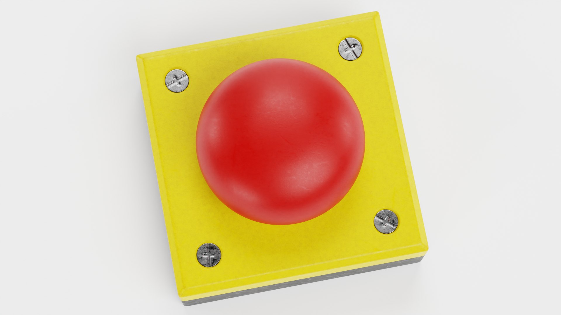 3D Emergency Button 1 Model - TurboSquid 1870021