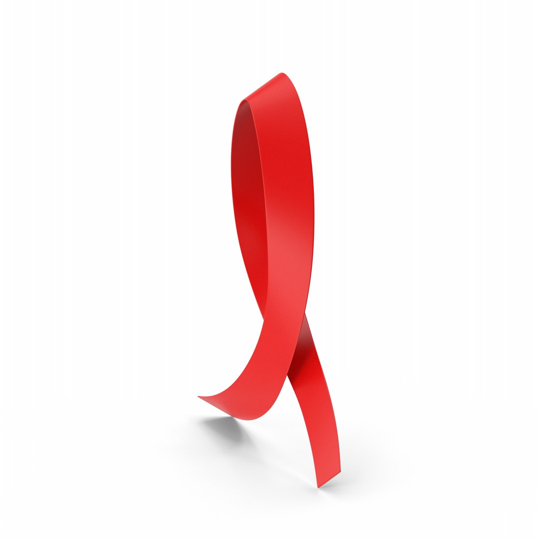 3D Model Red Ribbon - TurboSquid 2210083