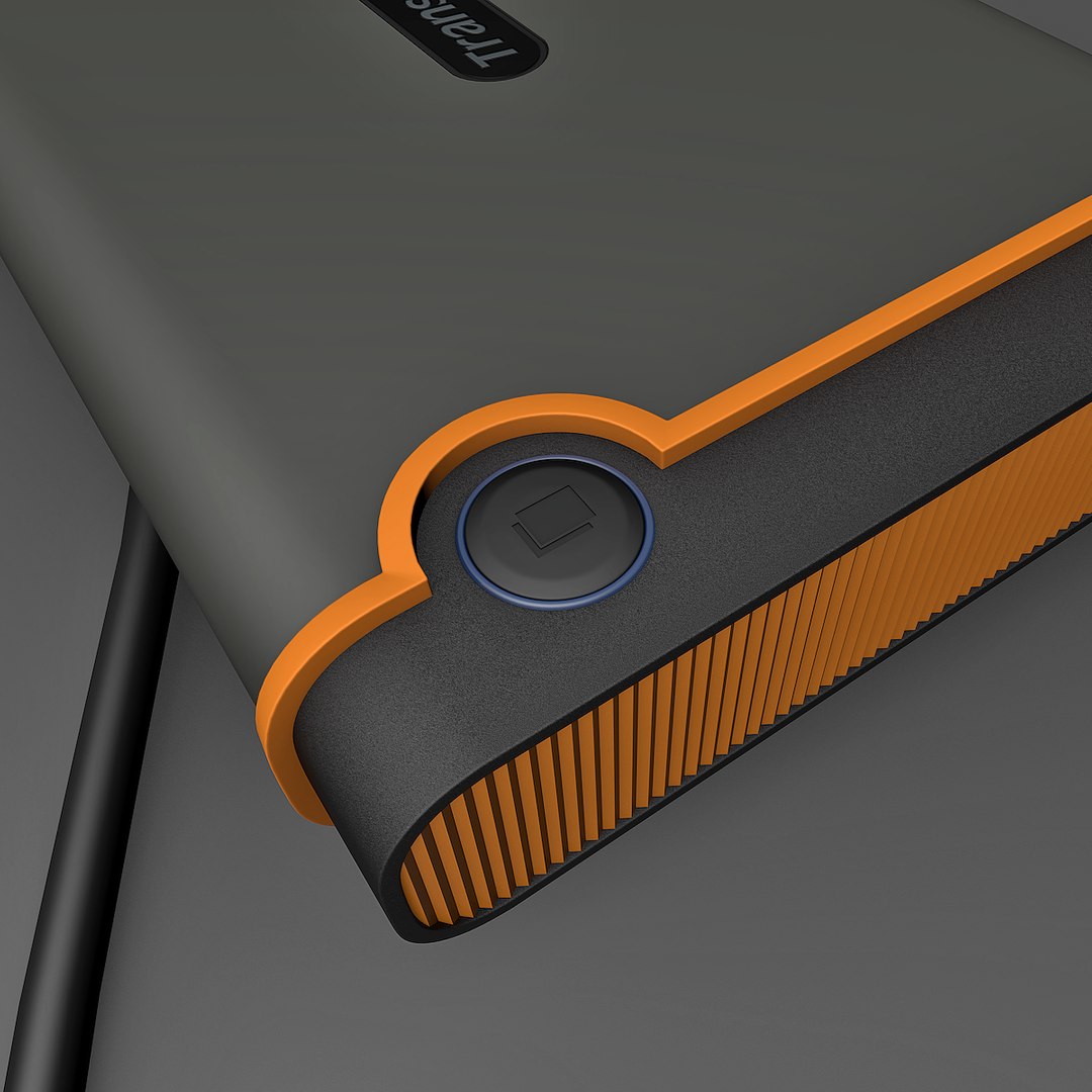 transcend hard drive 3d model