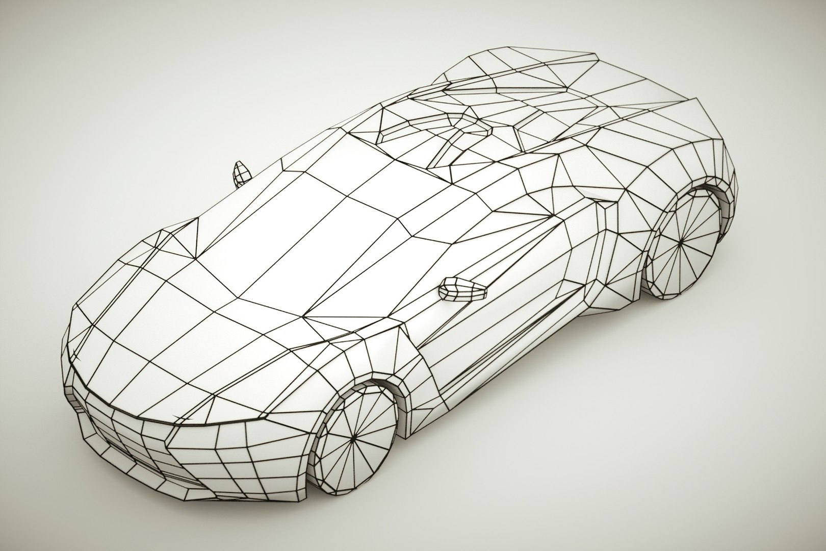 3d model generic supercars colors car