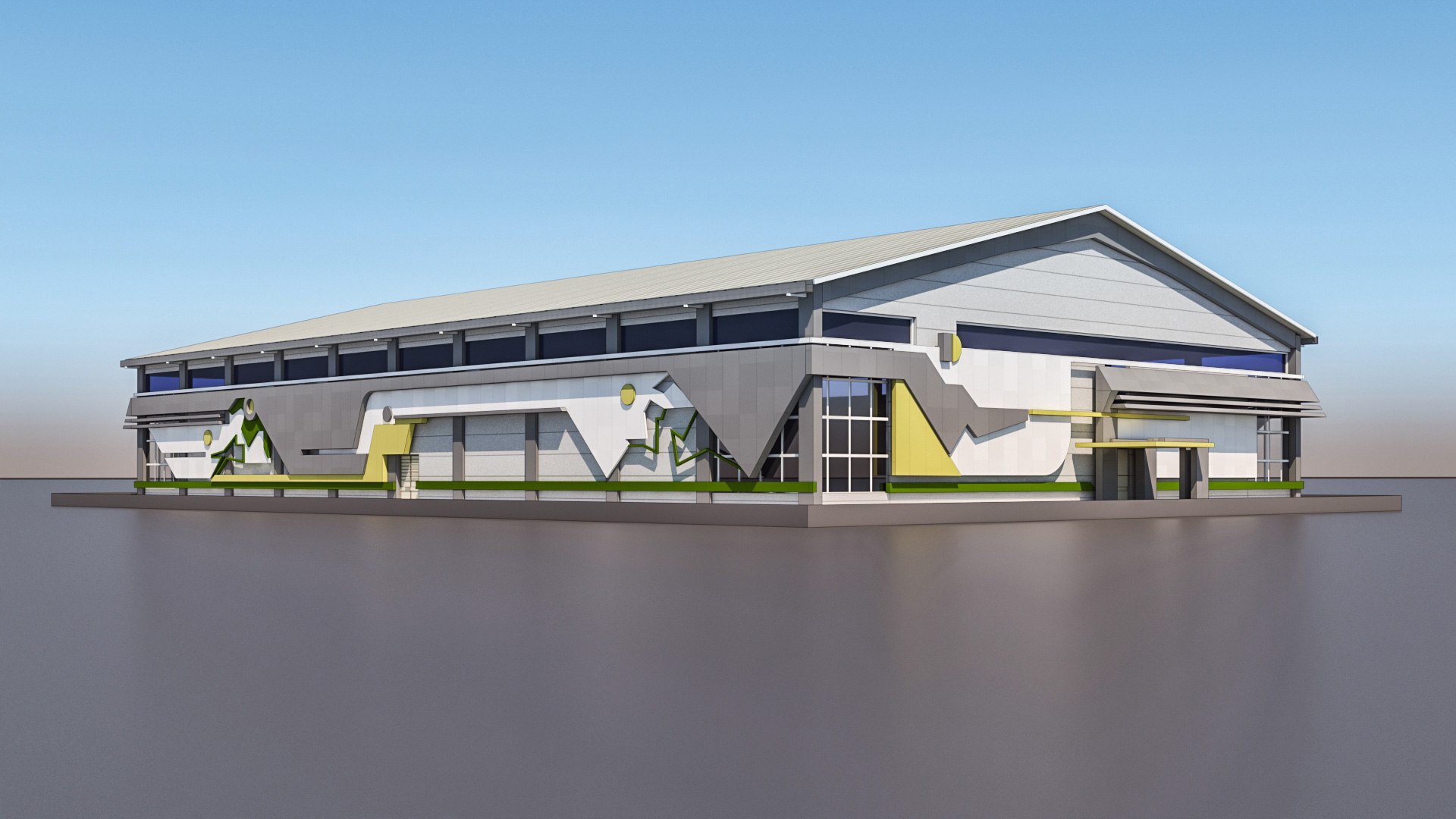 3D Sport Complex - TurboSquid 1401140