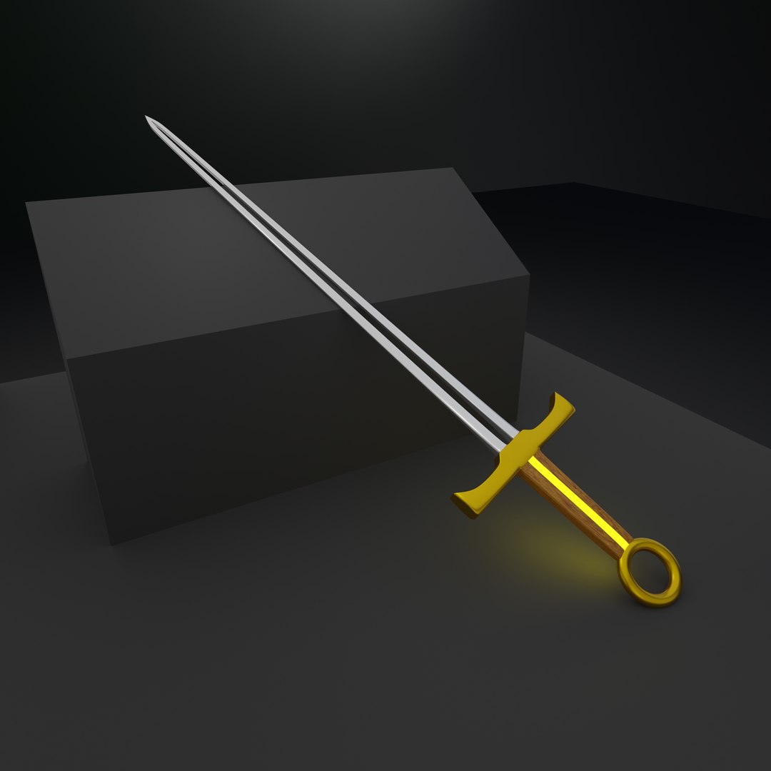 3D Blender Sword Model - TurboSquid 1642489