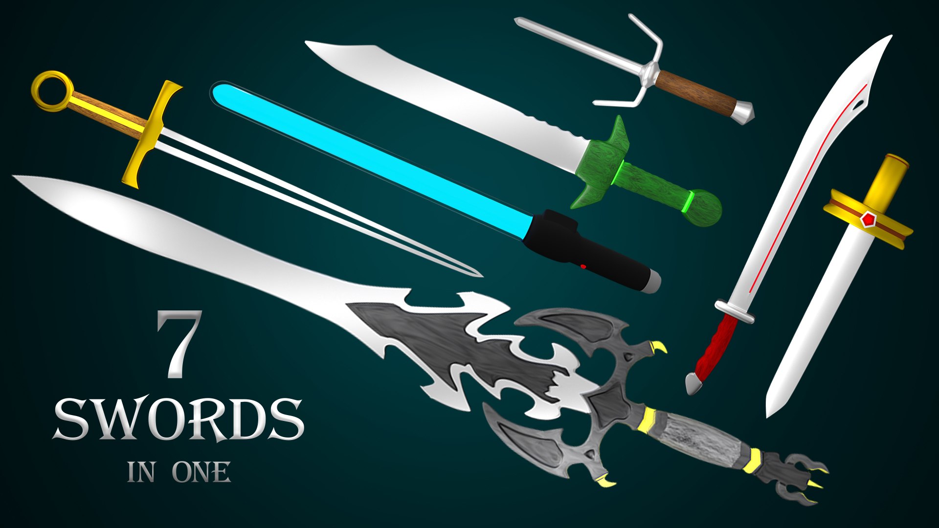 3D Blender Sword Model - TurboSquid 1642489