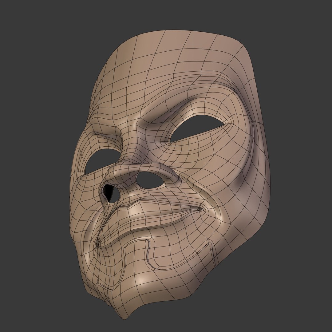 Theater Mask 3D - TurboSquid 1350937