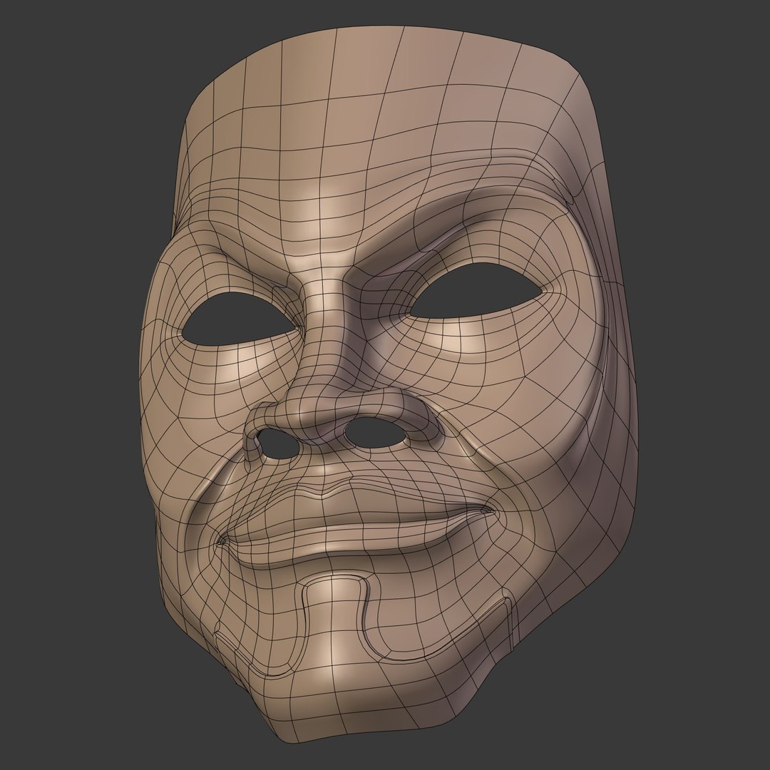 Theater Mask 3D - TurboSquid 1350937