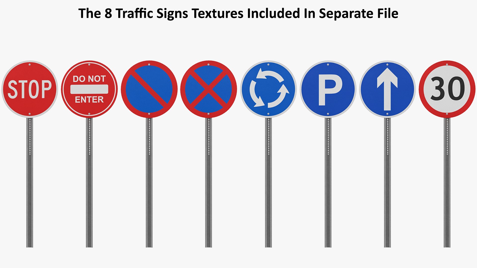 Traffic Sign 05 3D Model - TurboSquid 2063701