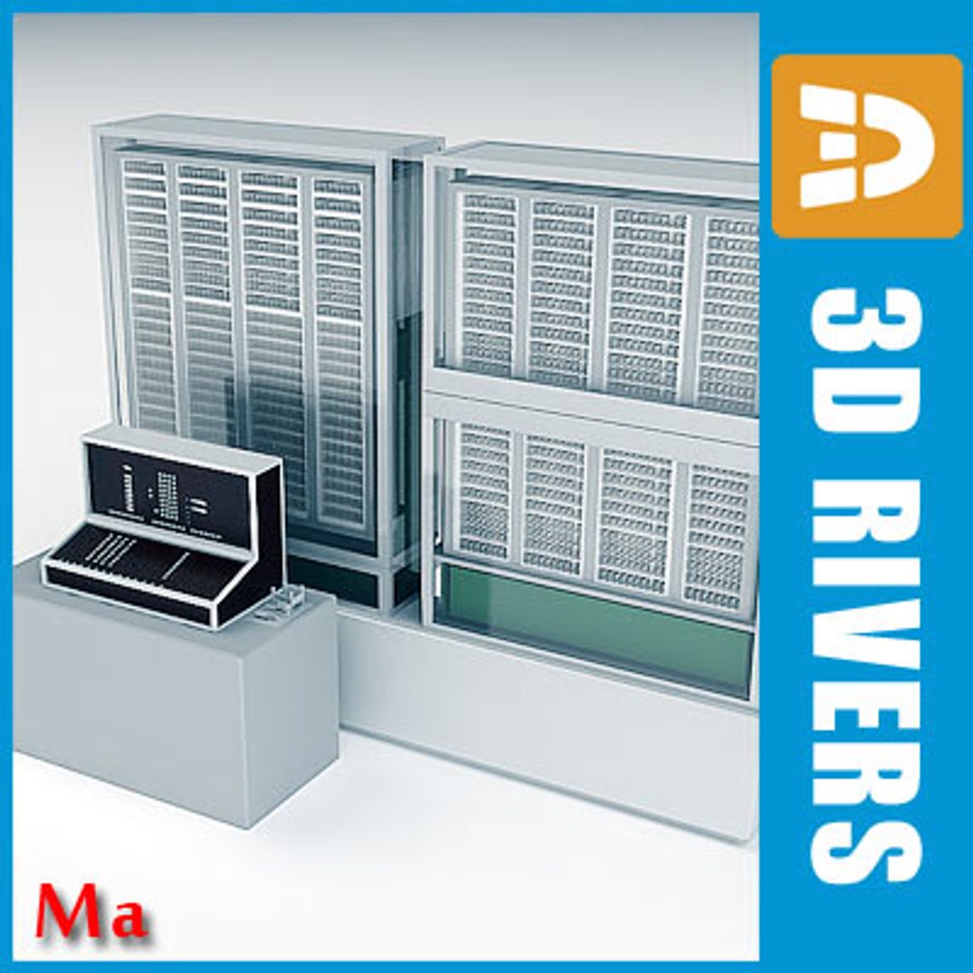 3d Computing Machine Z3 Model