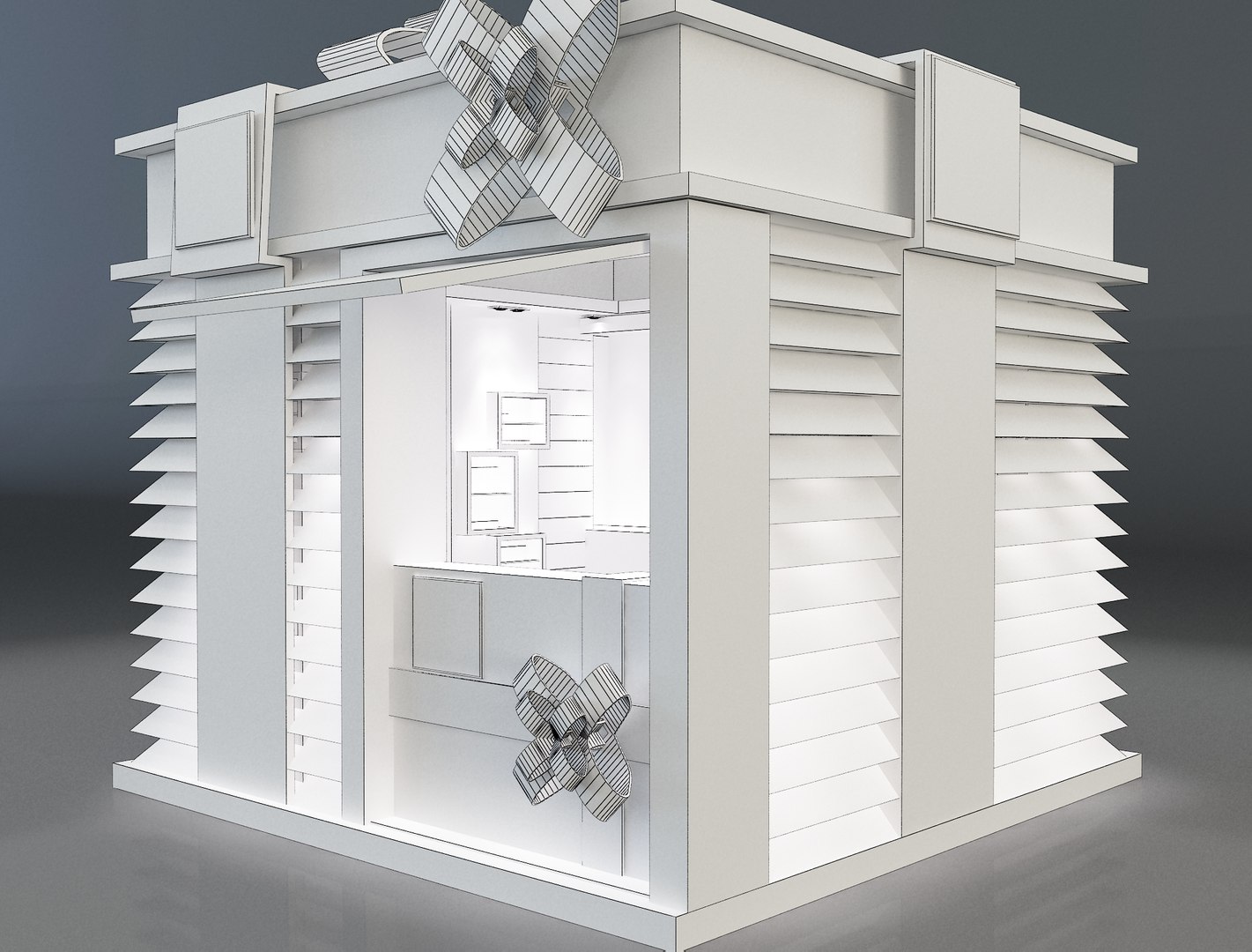 Booth Exhibition Stand A663a Model - TurboSquid 2160811