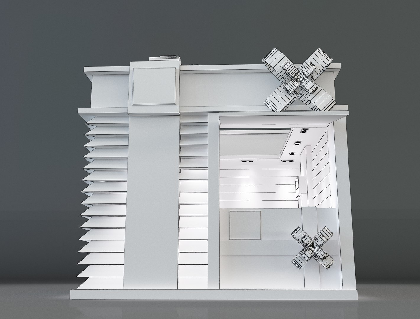 Booth Exhibition Stand A663a Model - TurboSquid 2160811