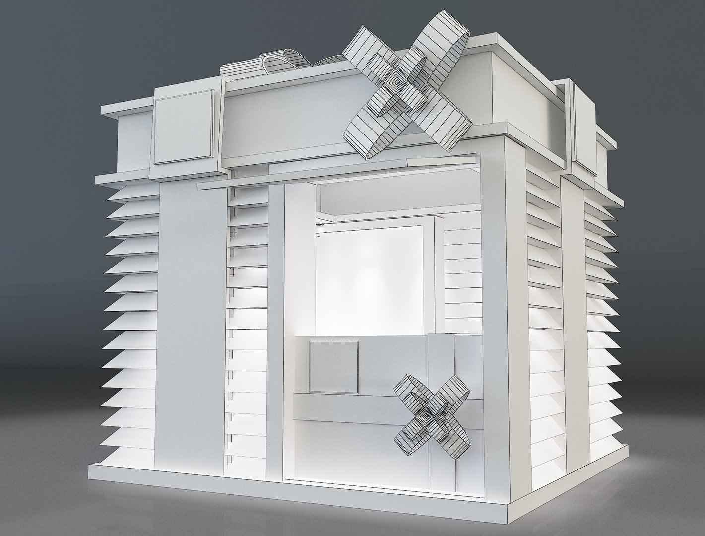 Booth Exhibition Stand A663a Model - TurboSquid 2160811