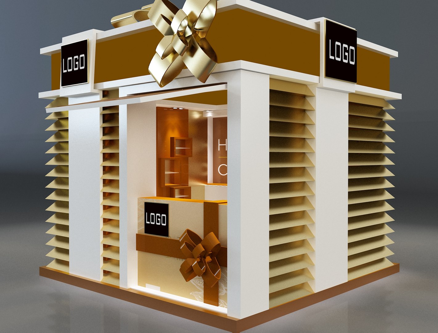 Booth Exhibition Stand A663a Model - TurboSquid 2160811