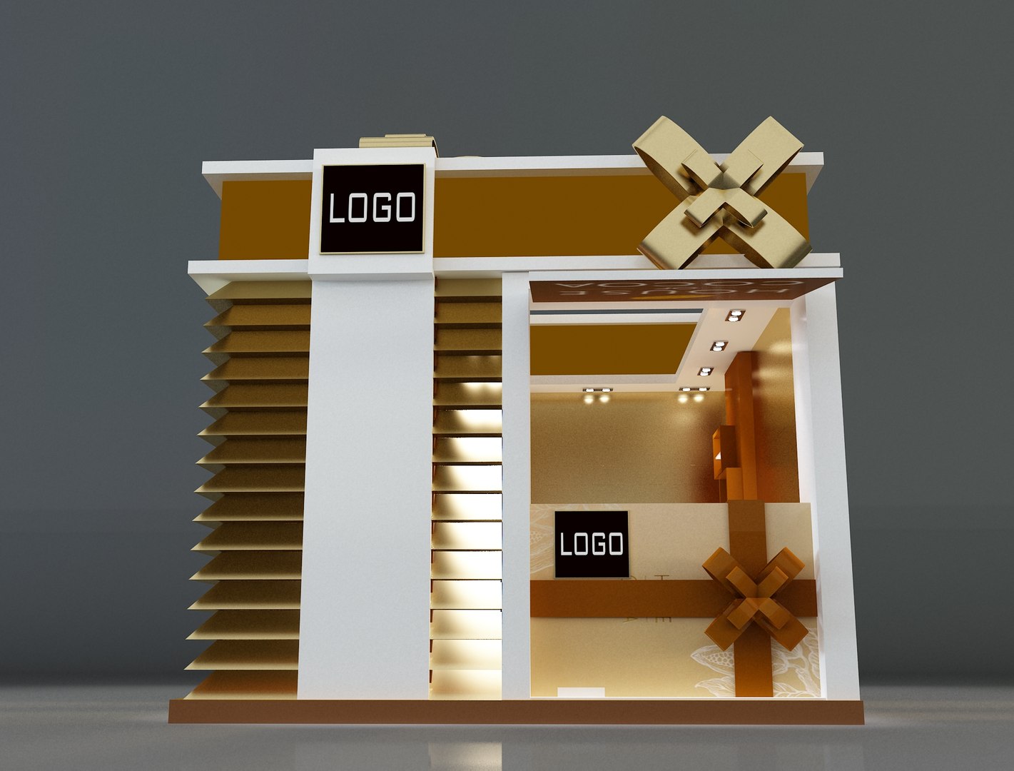 Booth Exhibition Stand A663a Model - TurboSquid 2160811